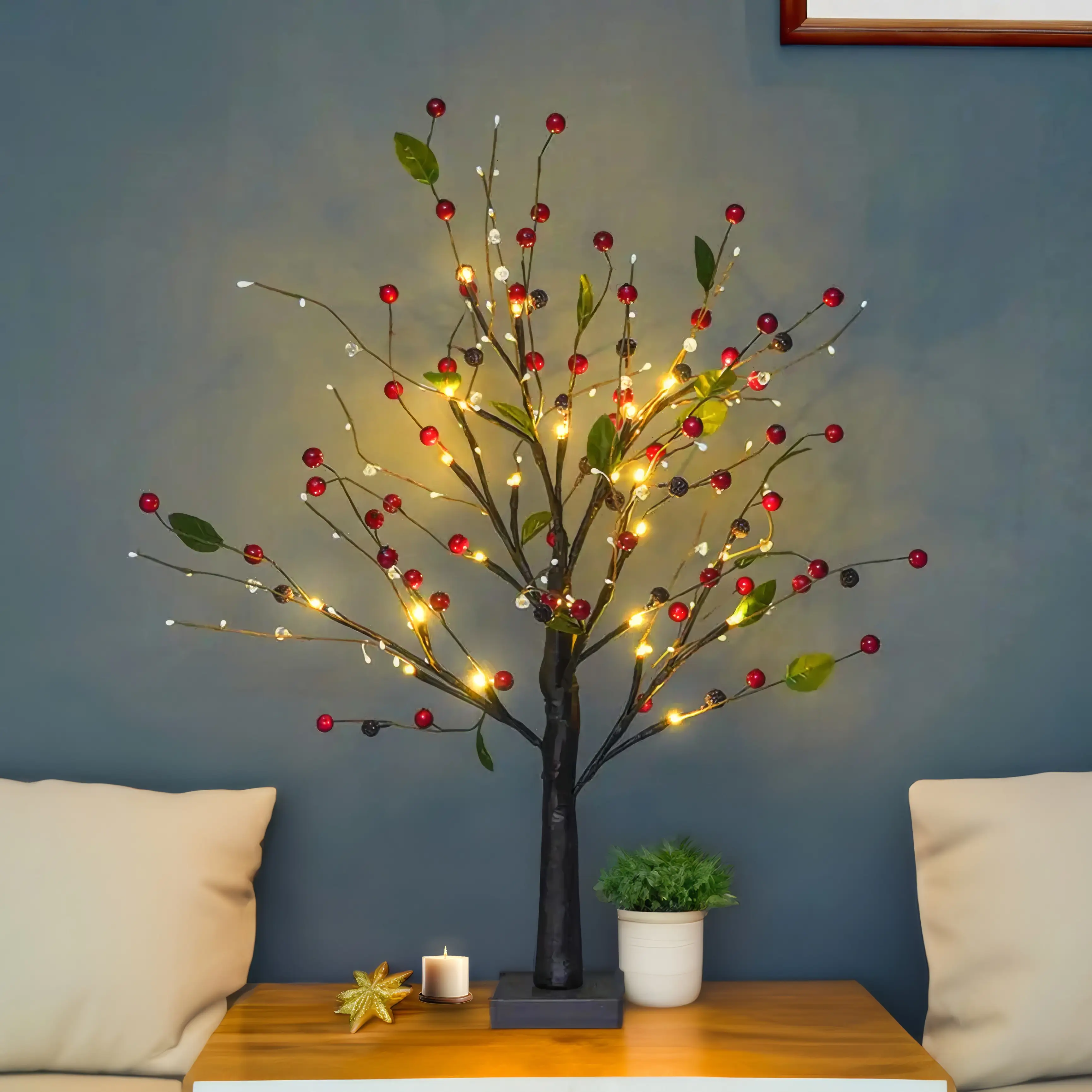 Red Berry Blossom Tree – Arture Lighting